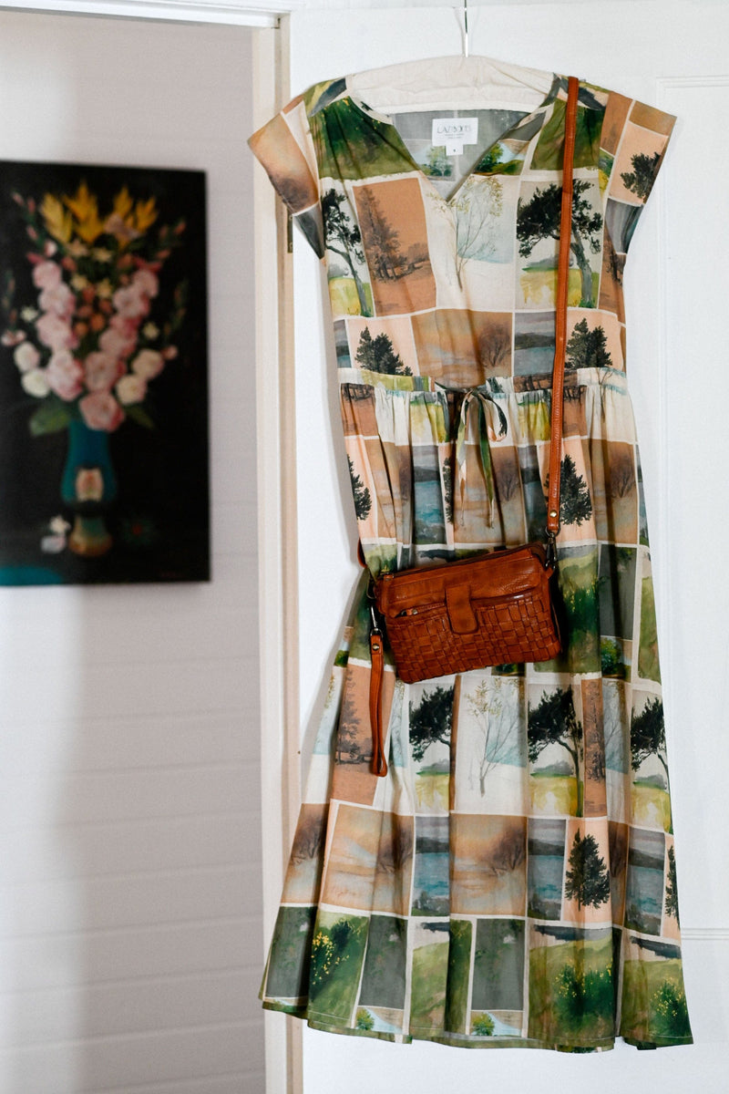Nature Studies Heidi Dress with Cap Sleeves